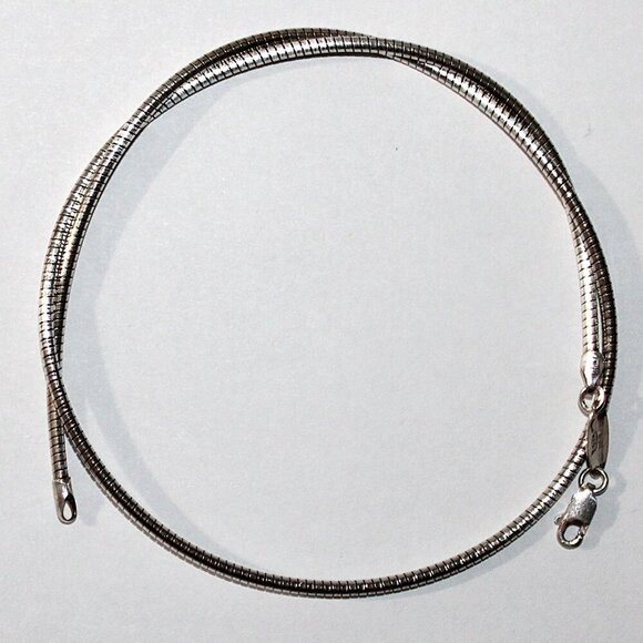 Paolo Romeo | Jewelry | Paolo Romeo Sterling Silver 8 Inch Snake Chain ...